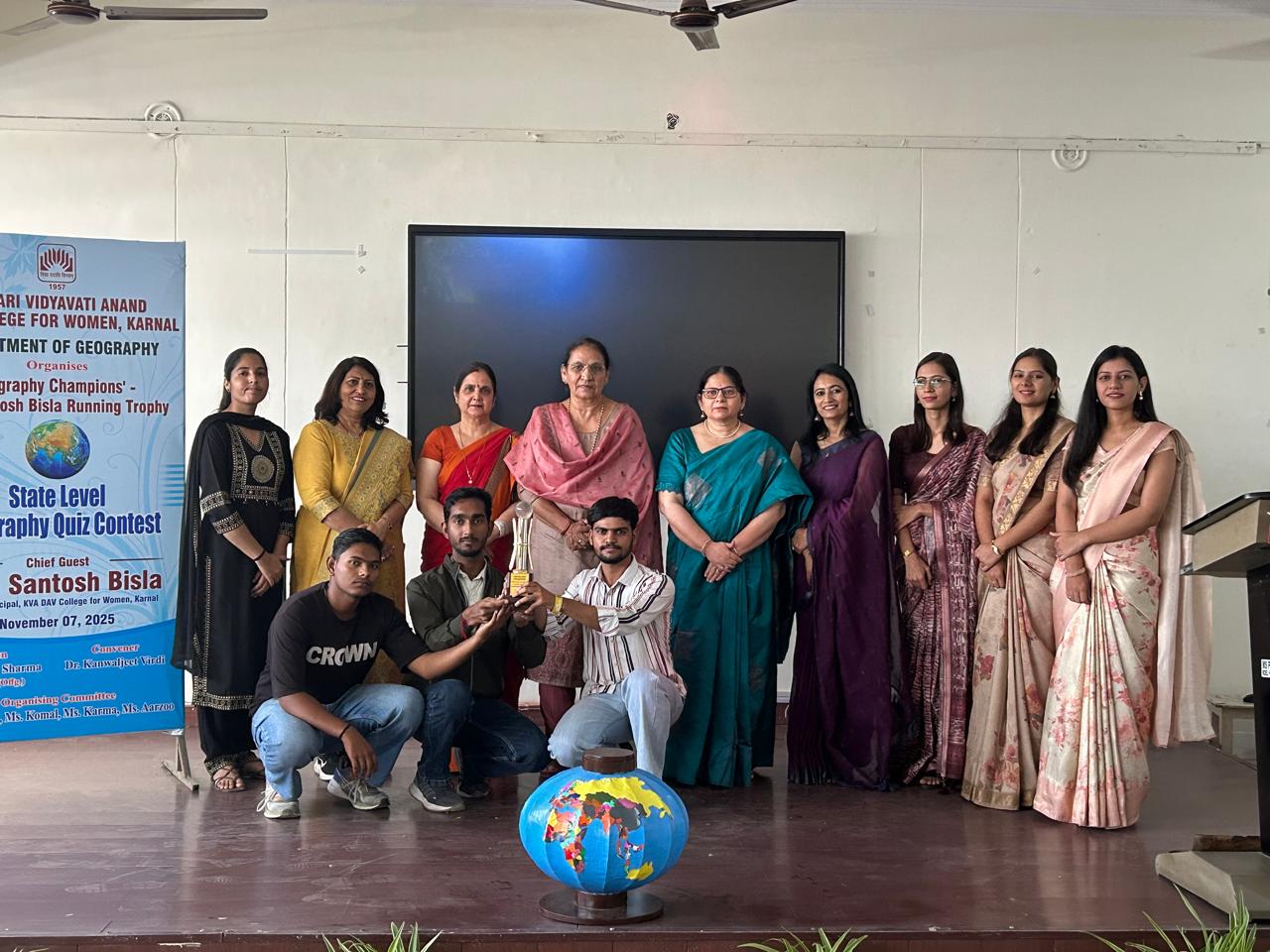 The Department of Geography organized the 4th State Level Geography ...